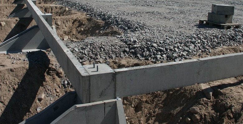 Concrete plinth foundation. | BORGA
